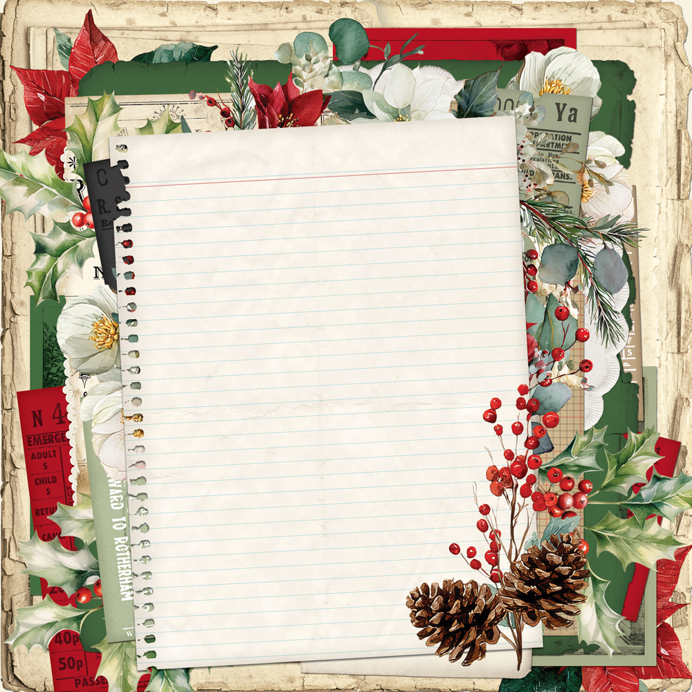 Simple Vintage Old-Fashioned Christmas - Bells & Boughs | Simple Stories