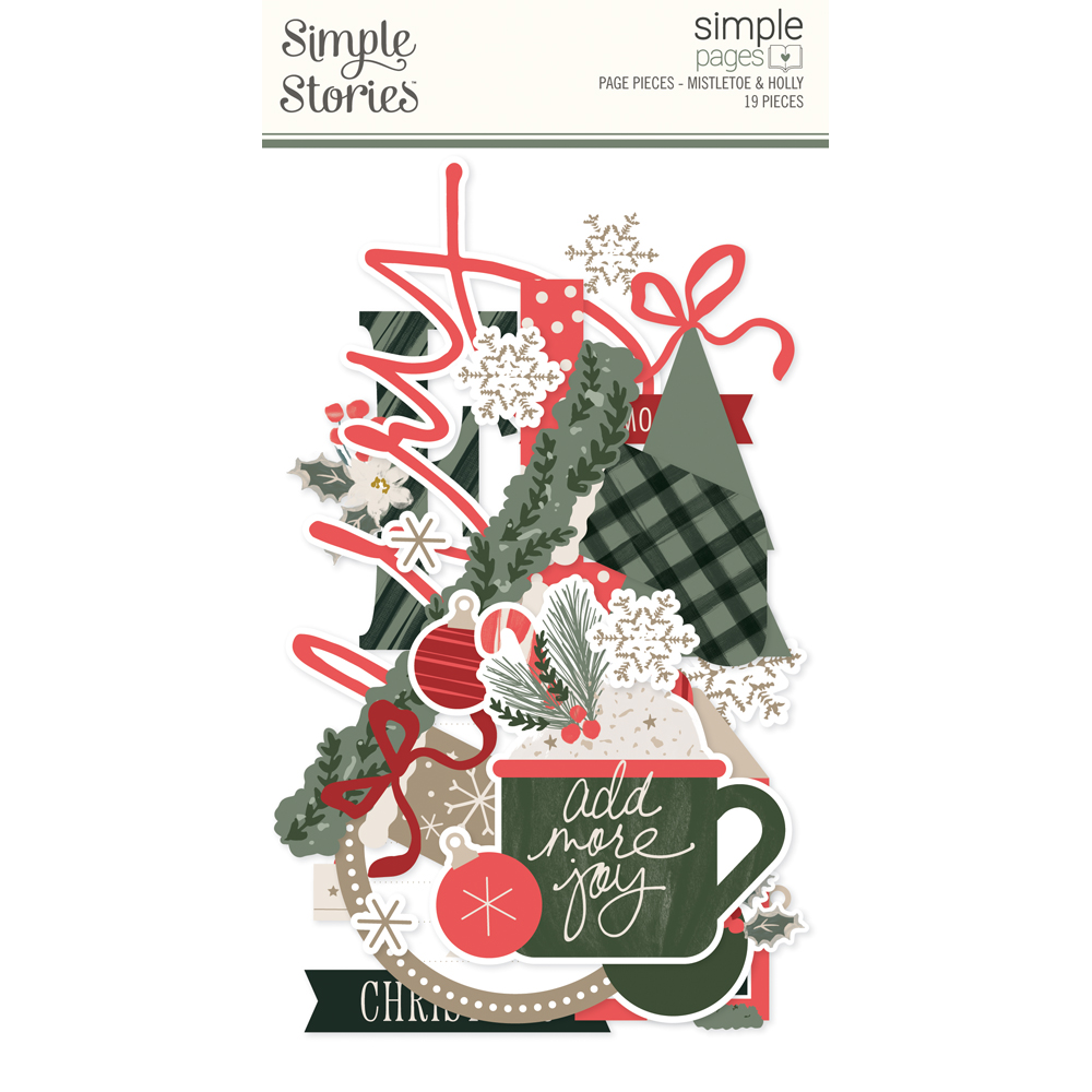 Mistletoe & Holly - Simple Pages Page Pieces | Simple Stories