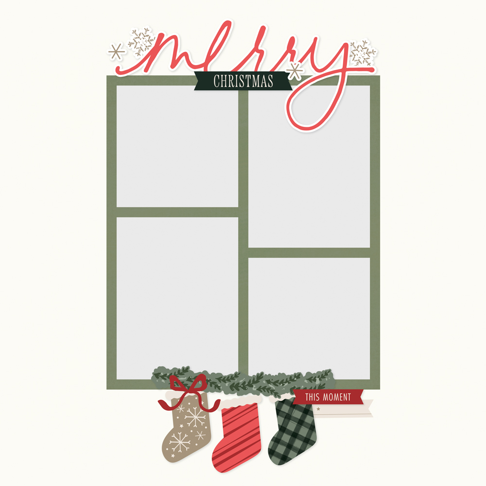 Mistletoe & Holly - Simple Pages Page Pieces | Simple Stories