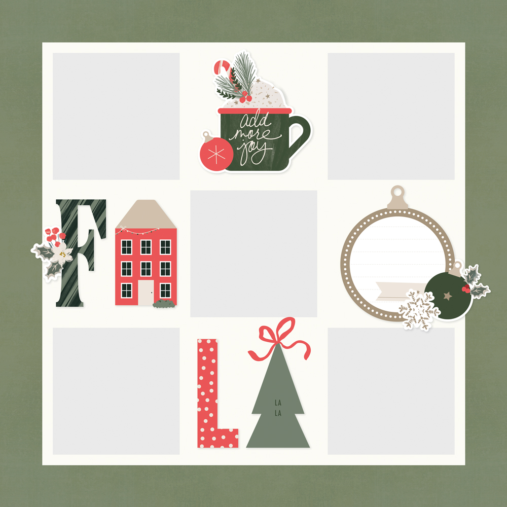 Mistletoe & Holly - Simple Pages Page Pieces | Simple Stories