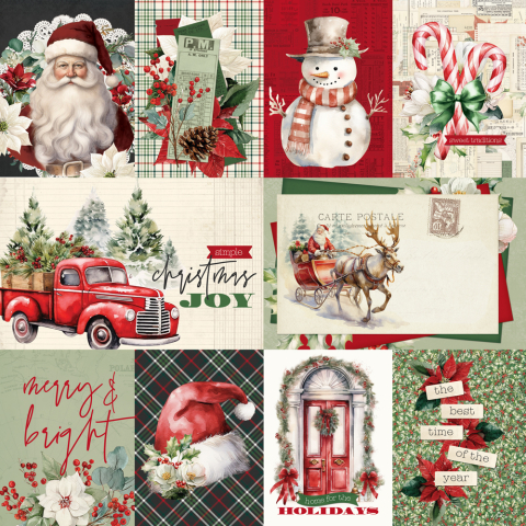 Simple Vintage Old-Fashioned Christmas - 3x4/4x6 Elements | Simple Stories